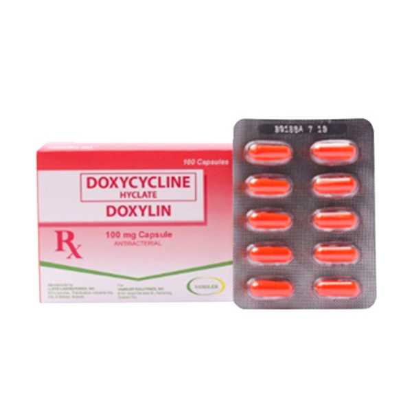 DOXYLIN Doxycycline Hyclate 100mg Capsule 1's price in the Philippines ...